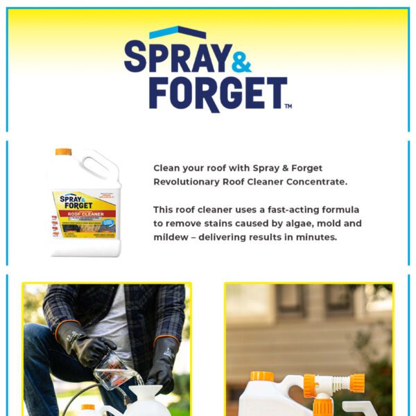 SF Revolutionary Roof Clnr Concentrate GAL – Spray & Forget