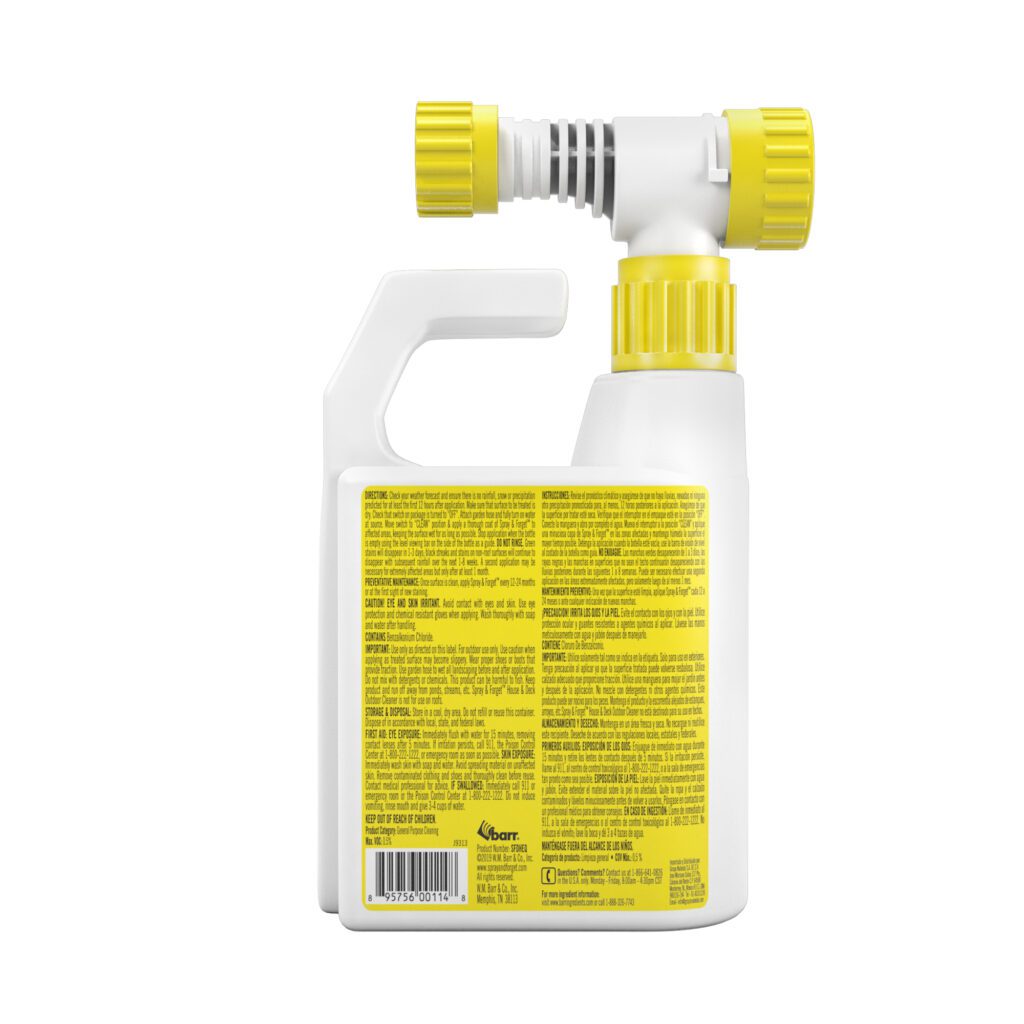 SF House & Deck Outdoor Cleaner w/Hose End 32oz 6ct – Spray & Forget