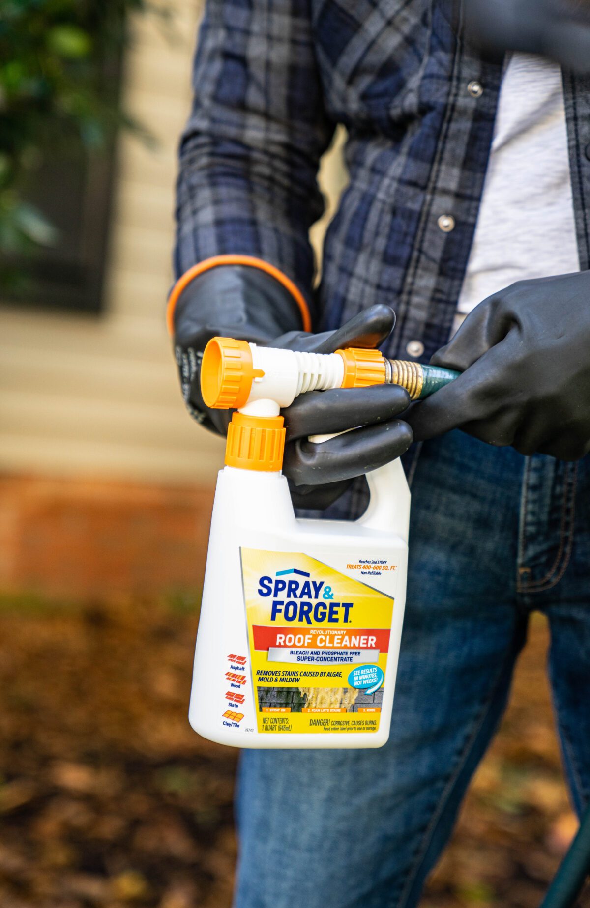 SF Revolutionary Roof Clnr Super Concentrated w/HE 32fo – Spray & Forget