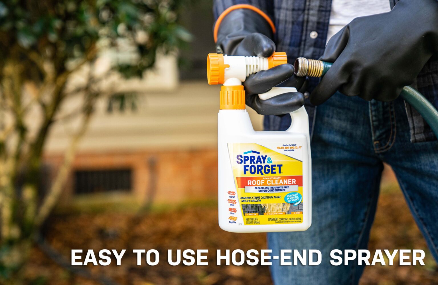 SF Revolutionary Roof Clnr Super Concentrated w/HE 32fo – Spray & Forget