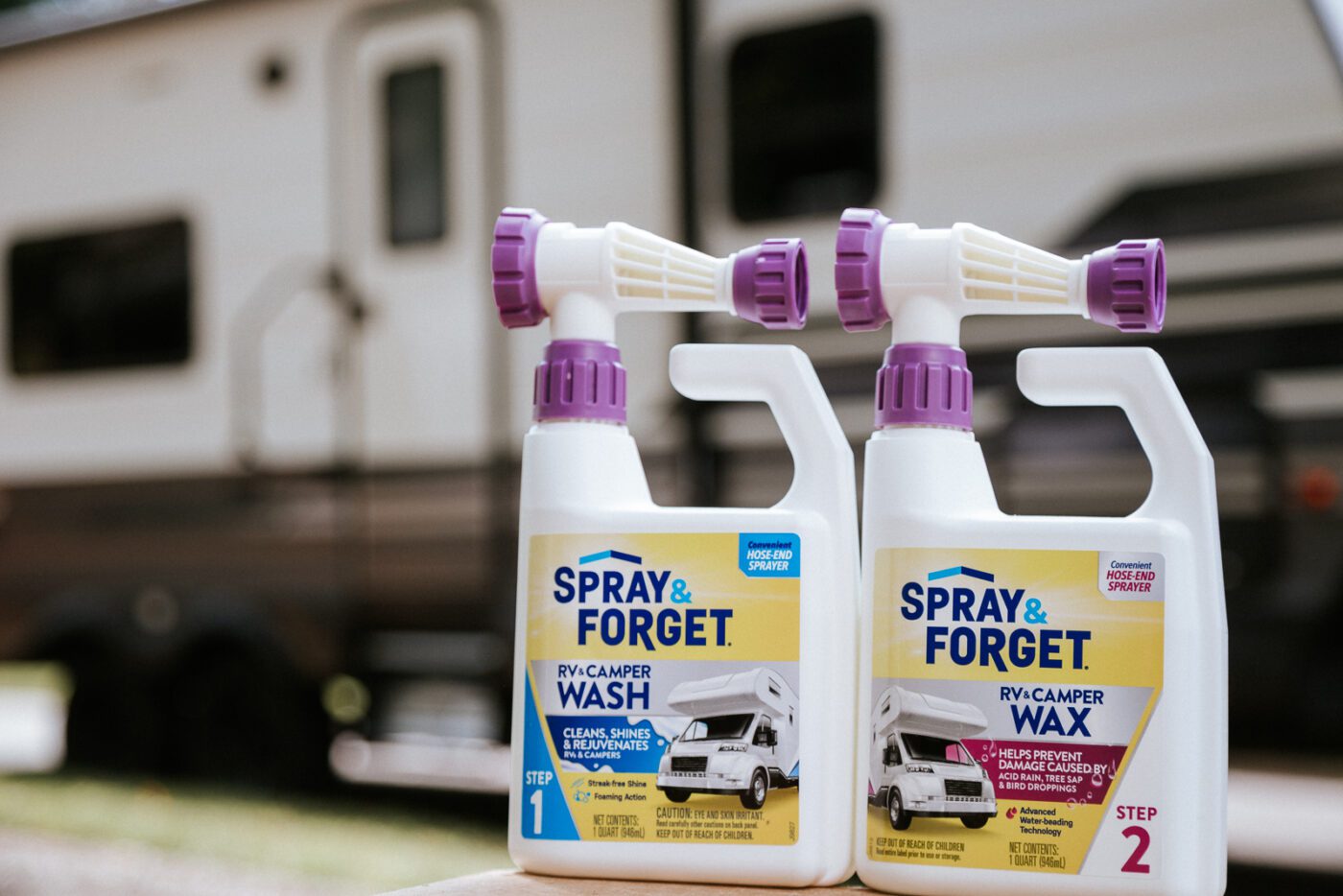 SF RV & Camper Wax 32oz Hose End – Spray & Forget